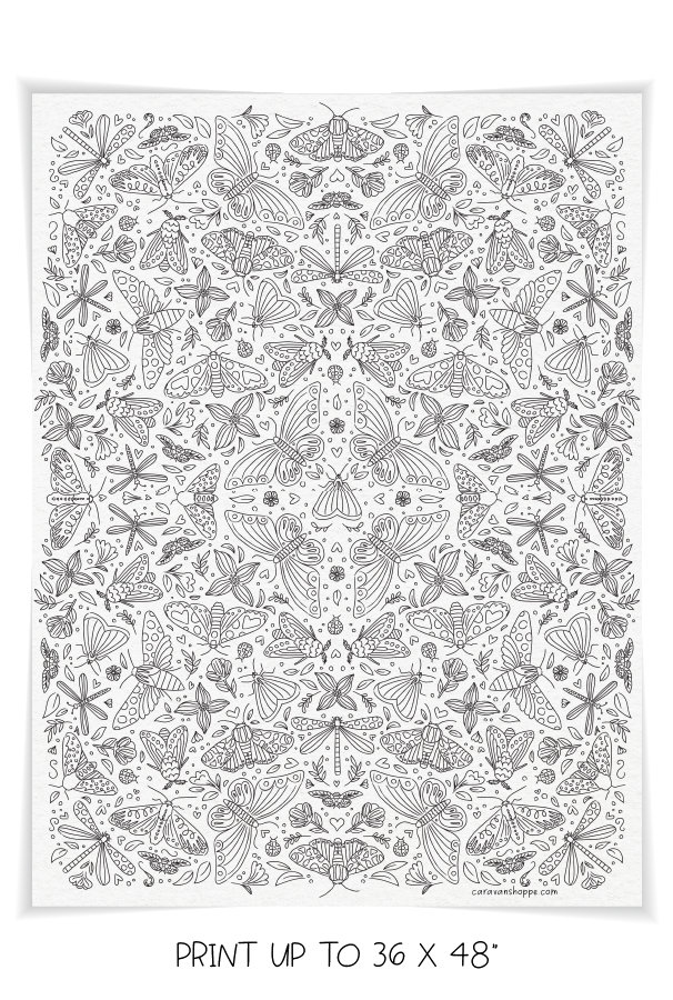 Coloring Poster Giant Coloring Poster Coloring for Kids Fun - Etsy