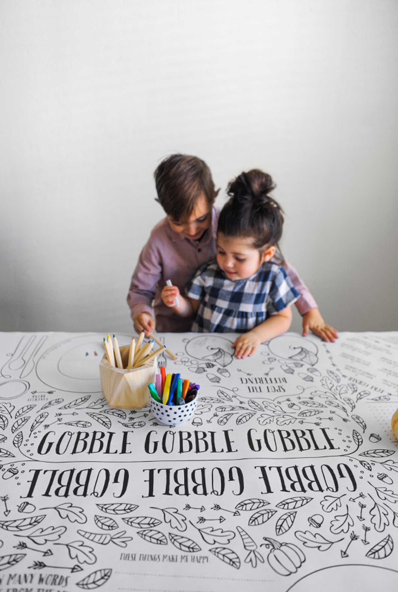 Thanksgiving Kids' Table Cover, Giant Activity Table Cover, Coloring ...