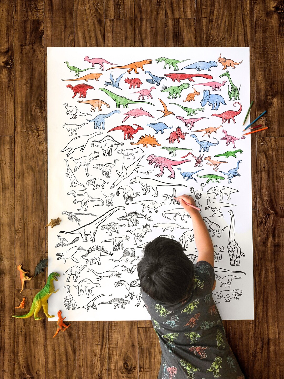 Coloring Poster, Giant Coloring Poster, Coloring for Kids, Fun Kids ...