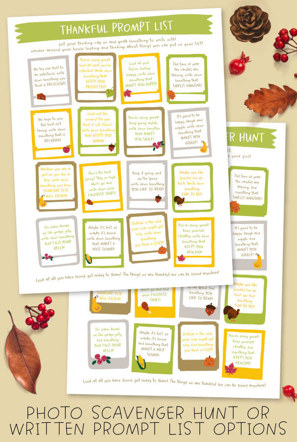 Thankful Scavenger Hunts, Thanksgiving Game for Kids, Rhyming Clues ...