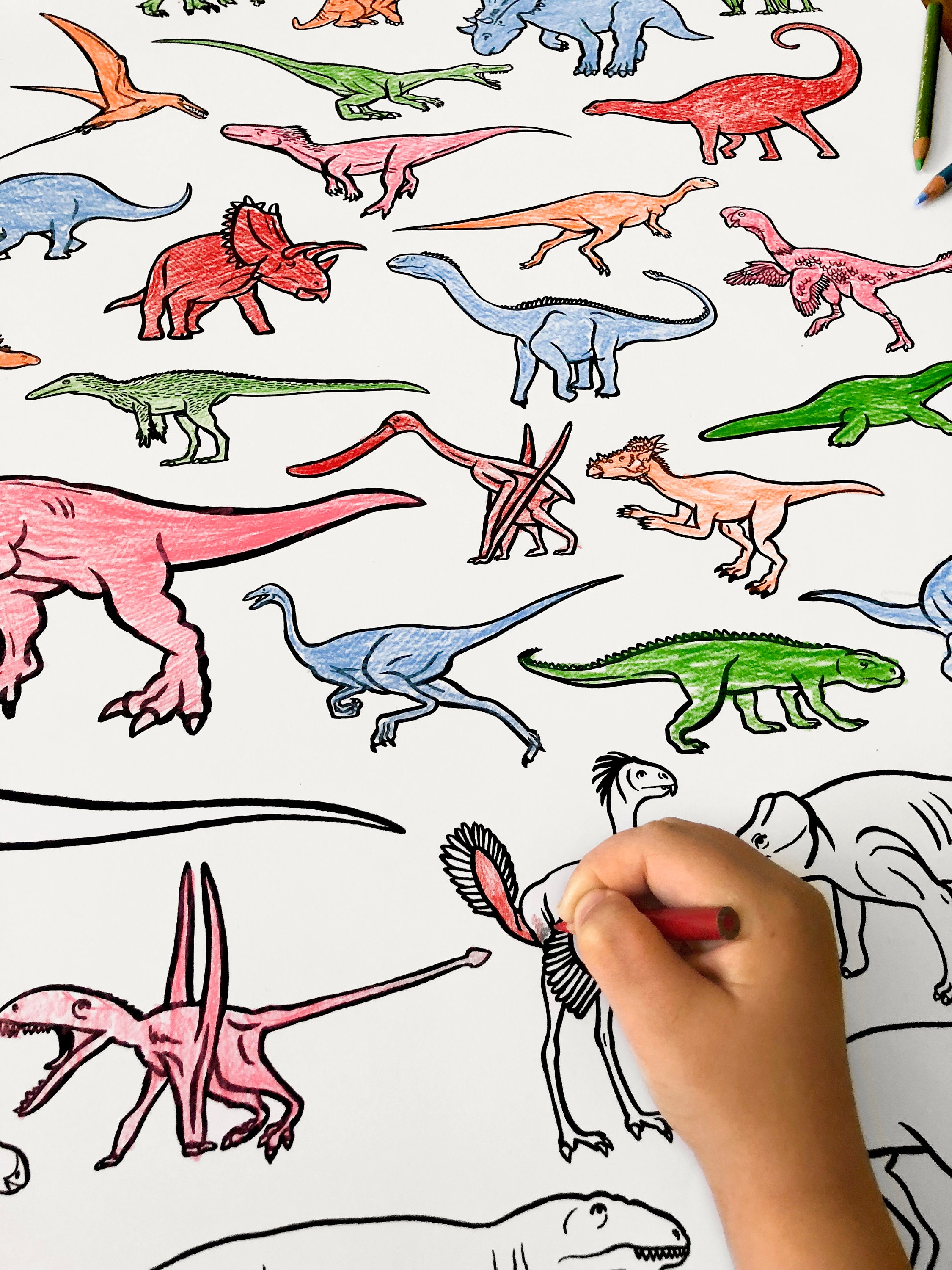 Coloring Poster, Giant Coloring Poster, Coloring for Kids, Fun Kids ...