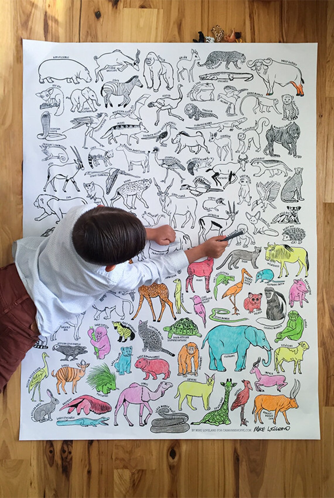 Coloring Poster, Giant Coloring Poster, Coloring for Kids, Fun Kids ...
