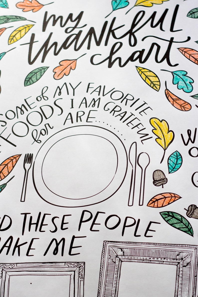 Thanksgiving Poster for Kids This Thanksgiving, Fun Coloring and ...