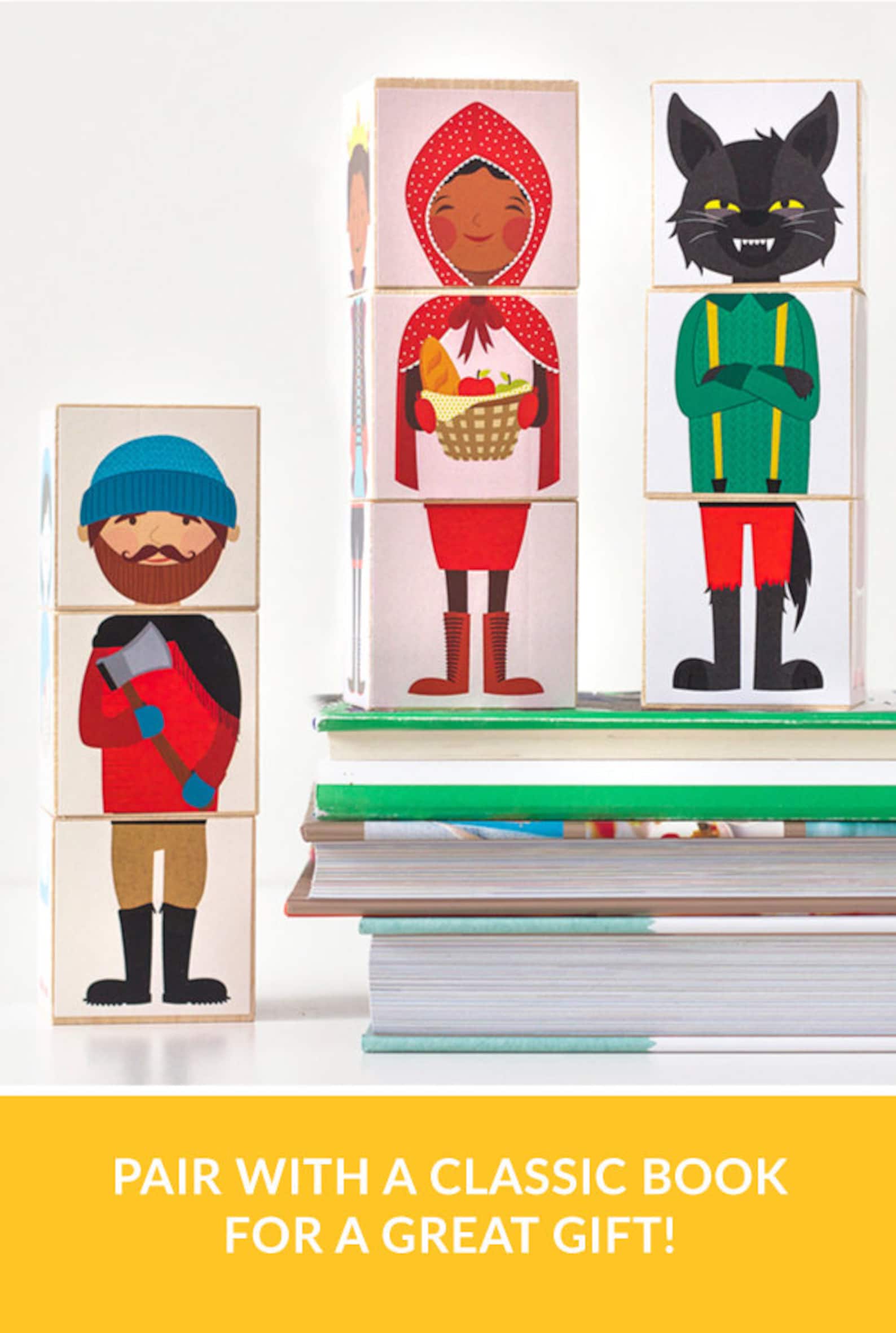 Olliblocks Fairy Tales Building Blocks Character Blocks for | Etsy