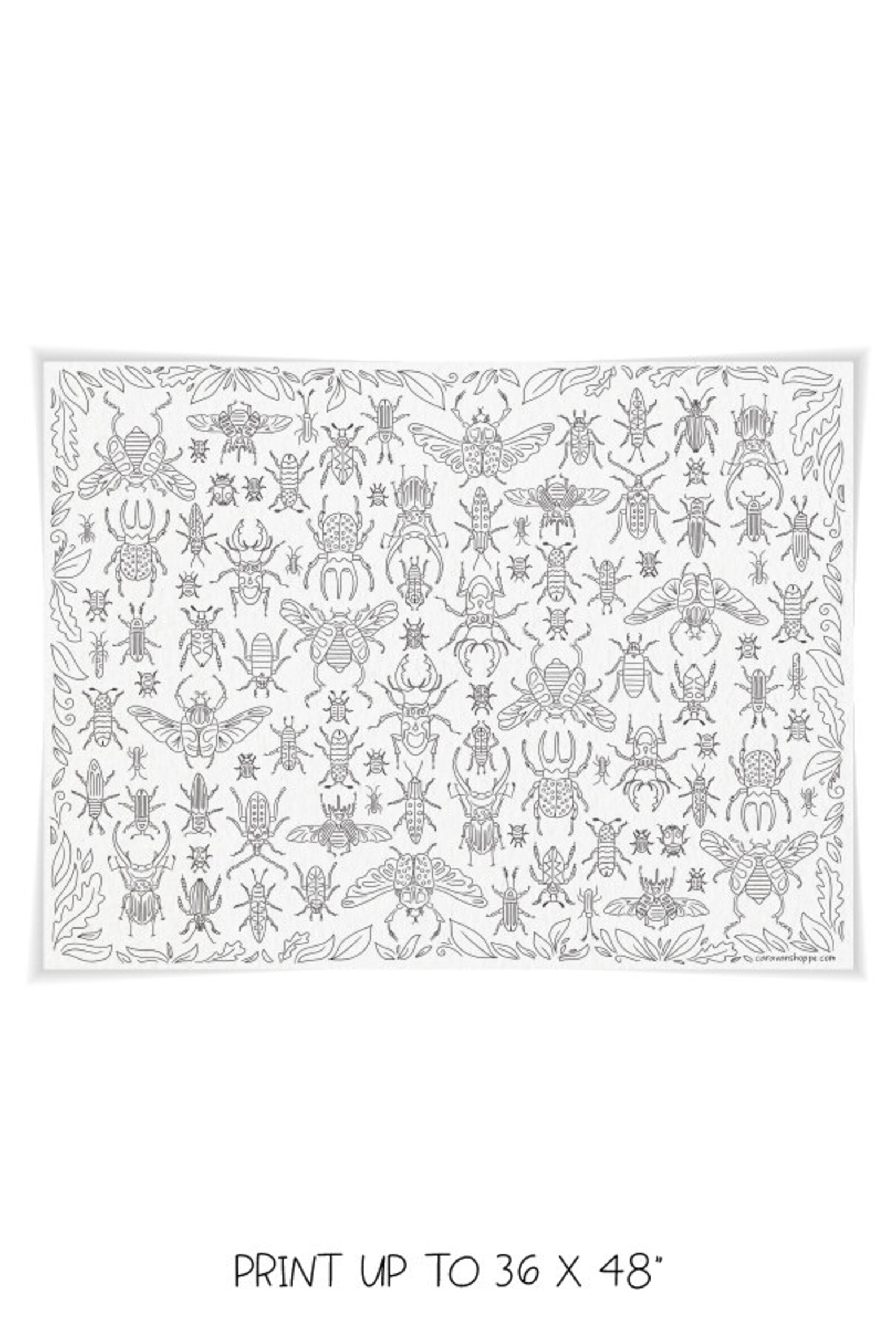 Coloring Poster Giant Coloring Poster Coloring for Kids Fun - Etsy