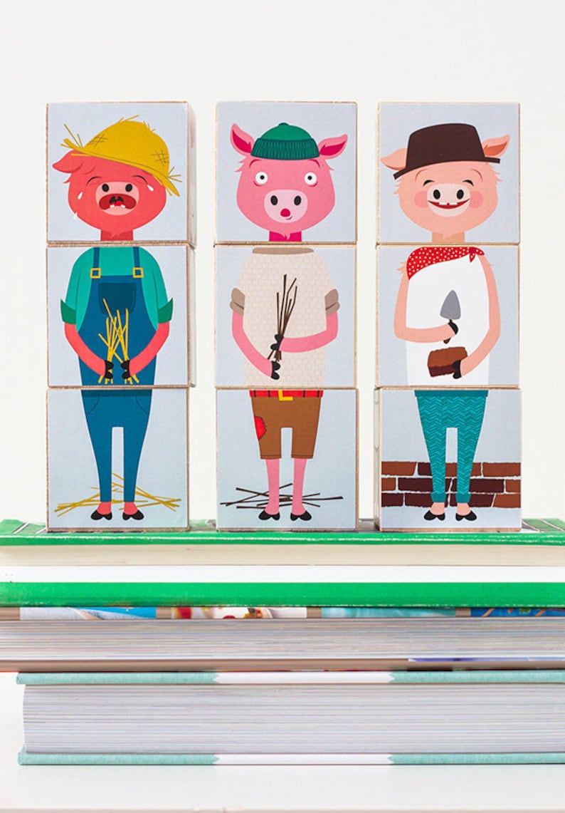 Olliblocks Fairy Tales, Building Blocks, Character Blocks for Kids ...