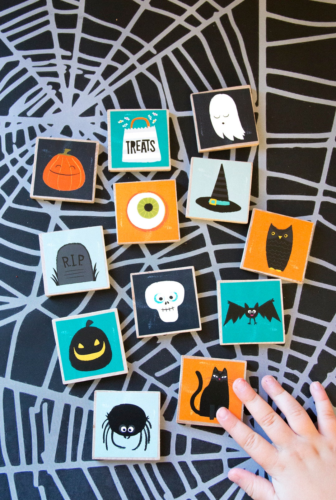 Halloween Memory Game Fun Halloween Game for Little Kids - Etsy