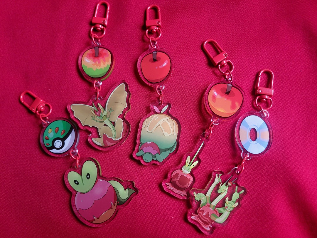 Applin Evolution Line Keychains (ALL in Stock!) - Etsy