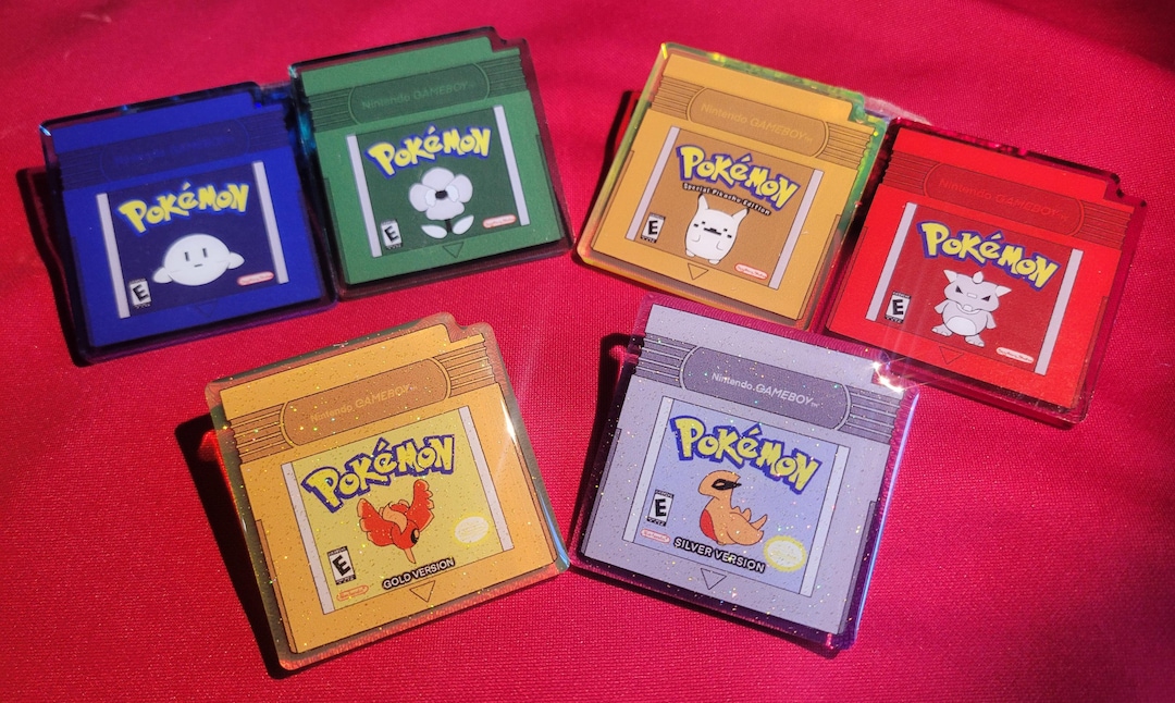 Retro Colored Game Cartage Inspired Pins Vol. 1 - Etsy