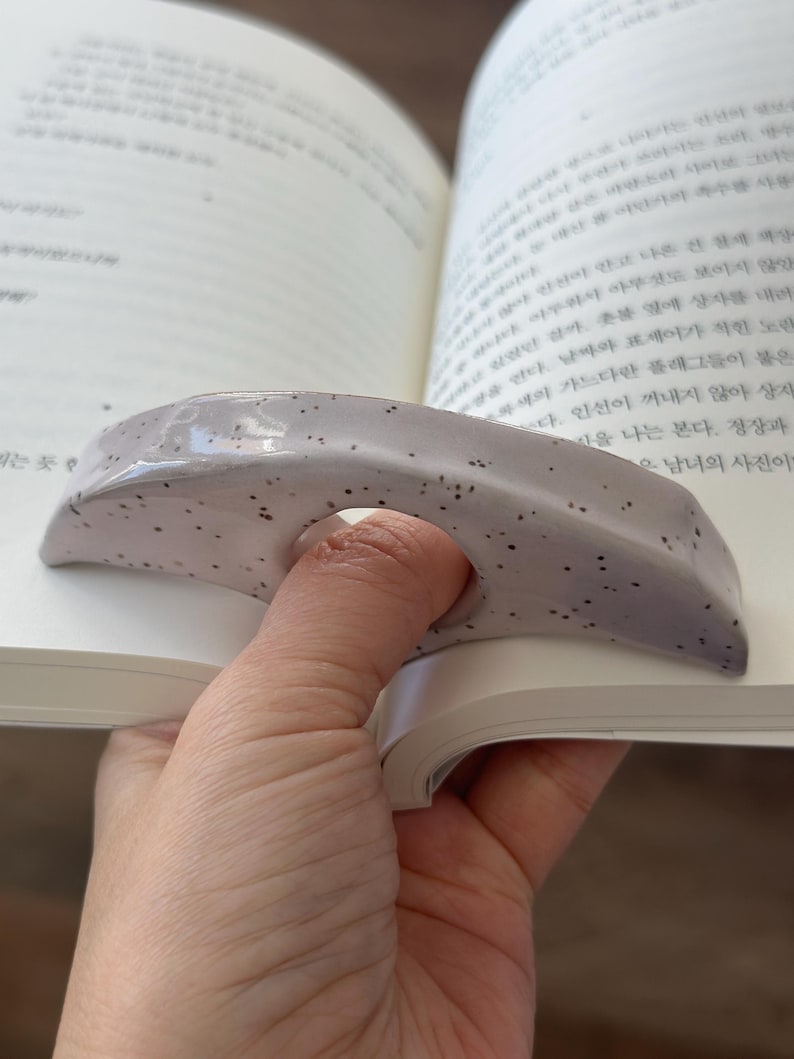 Reading Ring Handmade Ceramic Art Work by Korean Artist Books Bookmarks ...