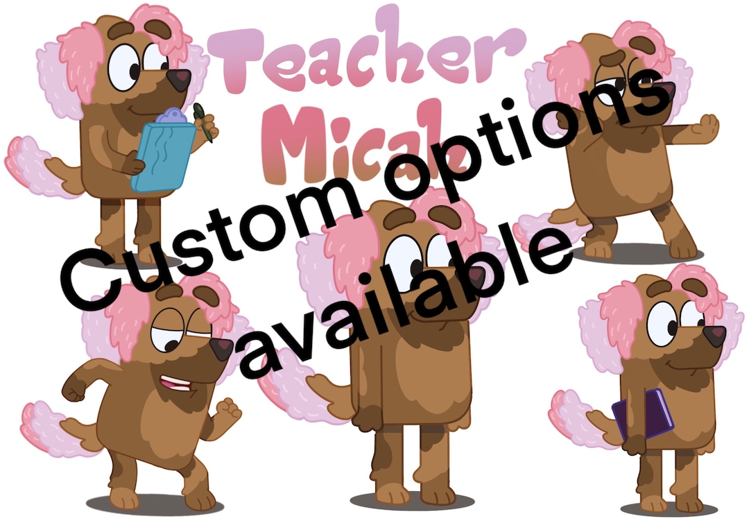 Custom Bluey Character Art: Bring Your Vision to Life With Personalized ...