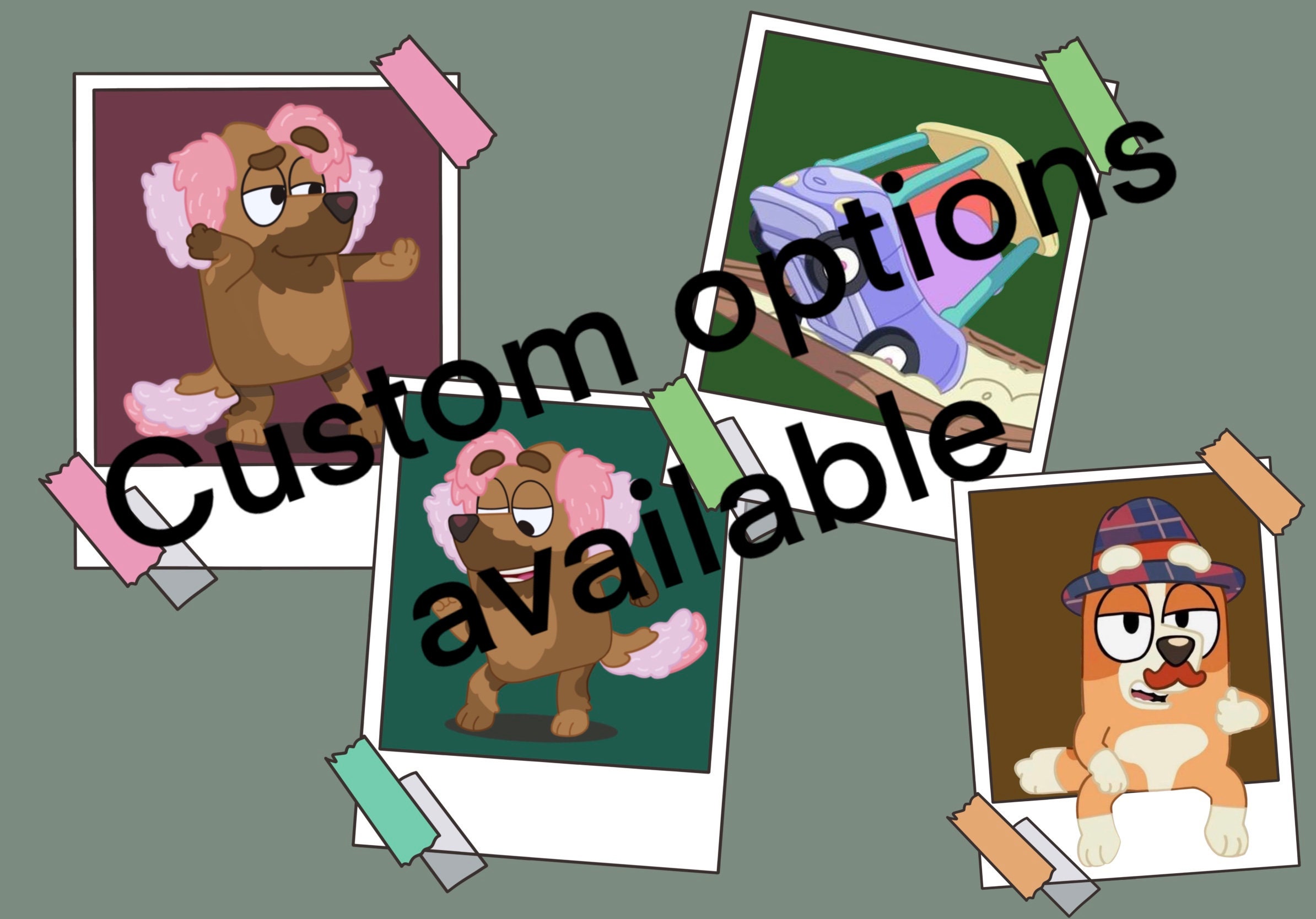 Custom Bluey Character Art: Bring Your Vision to Life With Personalized ...