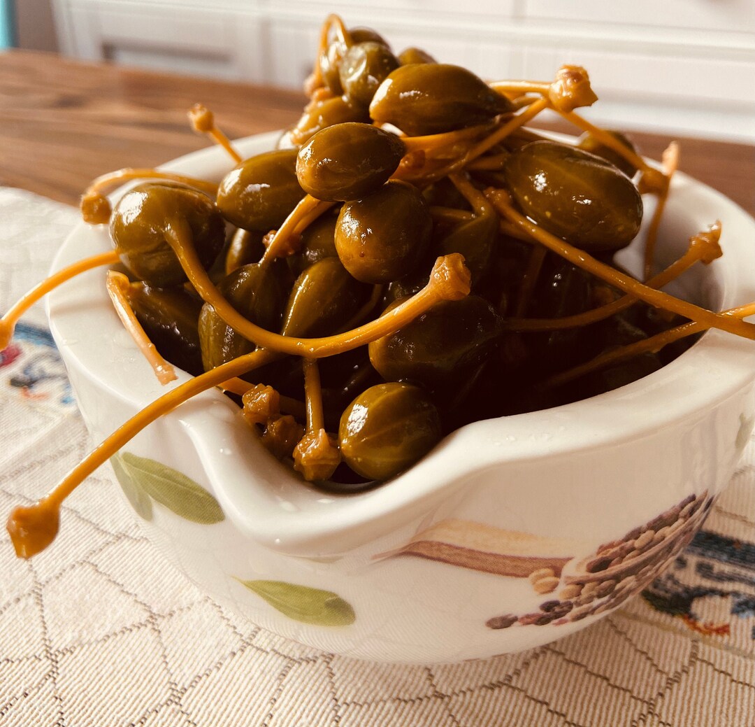 Capperi Con Gambo cucunci Giant Capers With Stem, From Sicily Gourmet ...