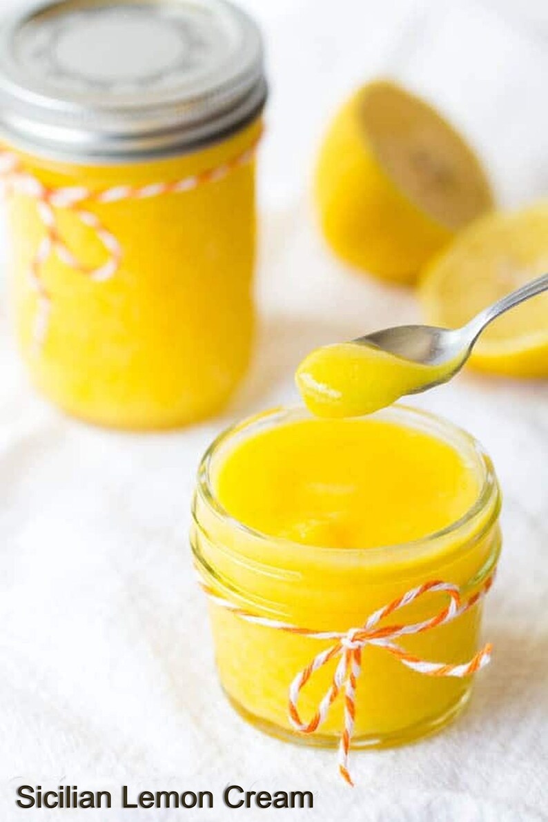 Fine Lemon Cream From Sicily 250 Ml Gourmet Delicacy From Sicily ...
