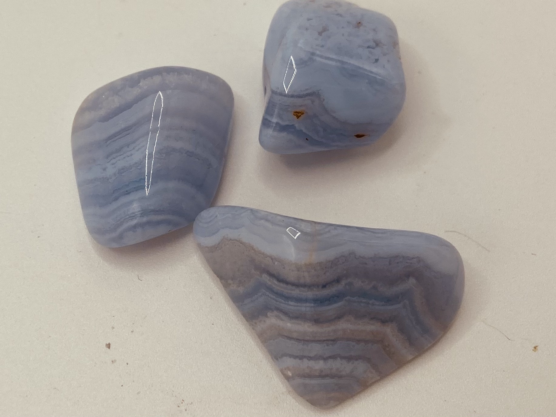 Chalcedon Drum Stone The Speaker Stone Gift Idea 1st Stone | Etsy