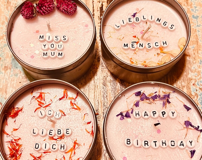 Secret Message Candle, Custom Candles Hidden Message, Surprise Candle ...