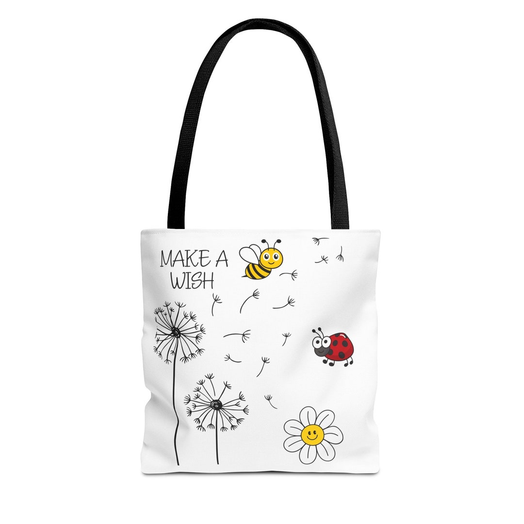 Cute Make a Wish Tote Bag, Gift Idea for Friend, Beach Bag, Sports Bag ...
