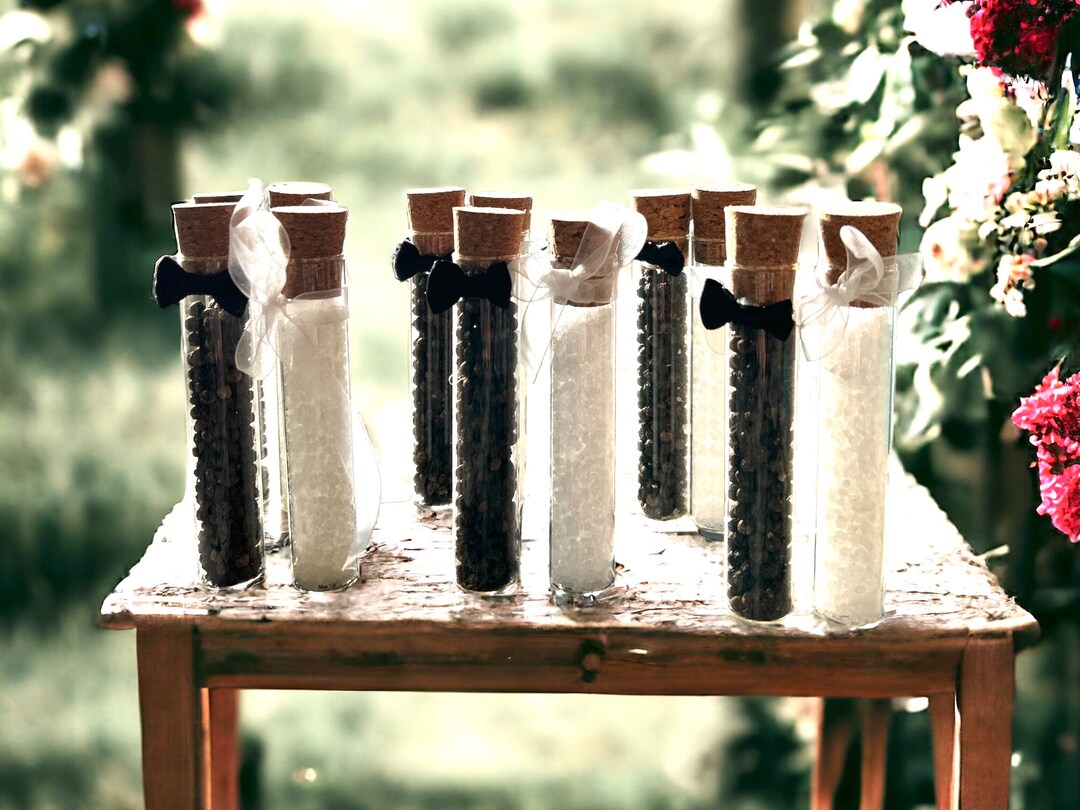 Salt & Pepper Wedding Favor Salt and Pepper With Personal Label ...