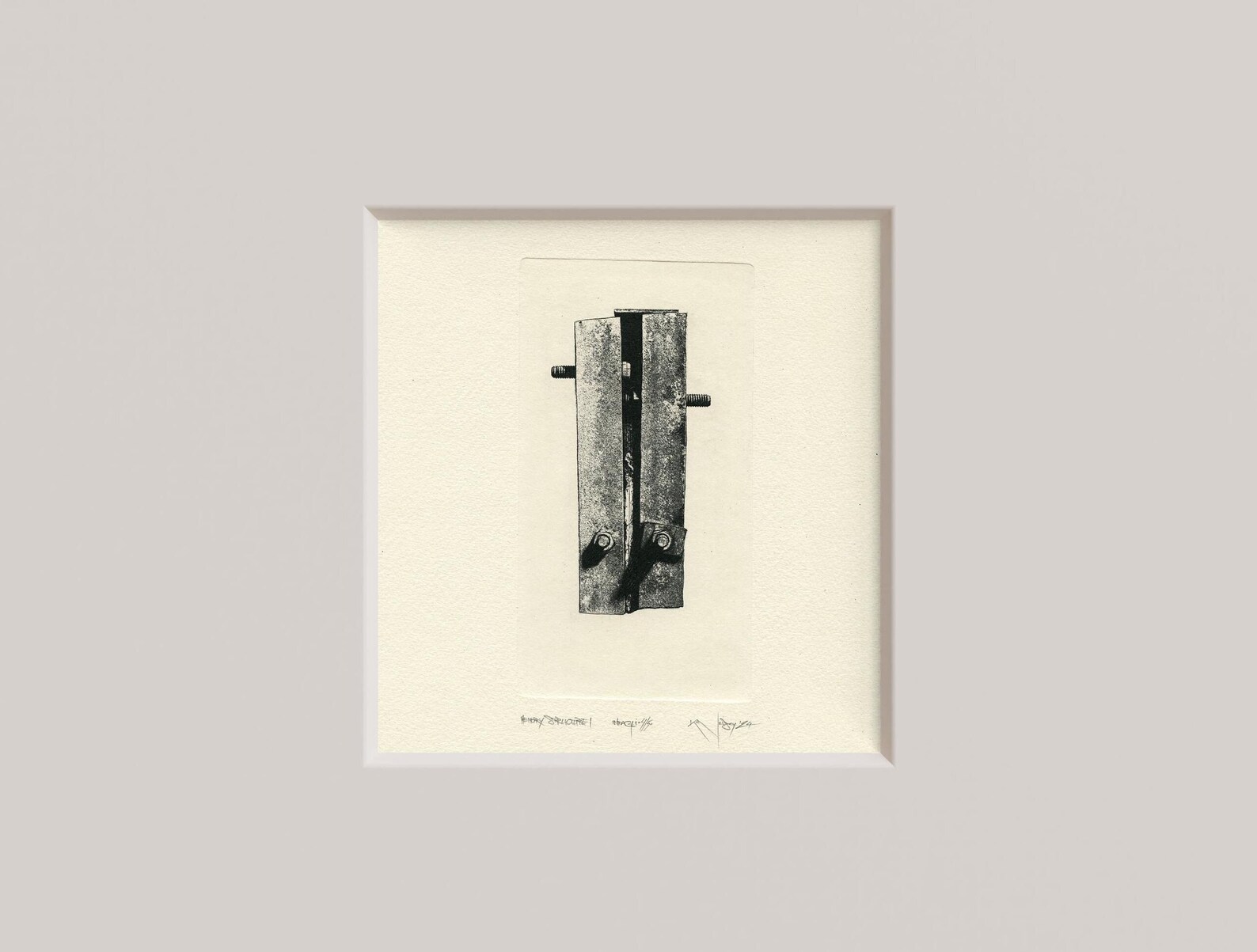 Intaglio Etching: Abstract Industrial Architecture Art Print - Etsy
