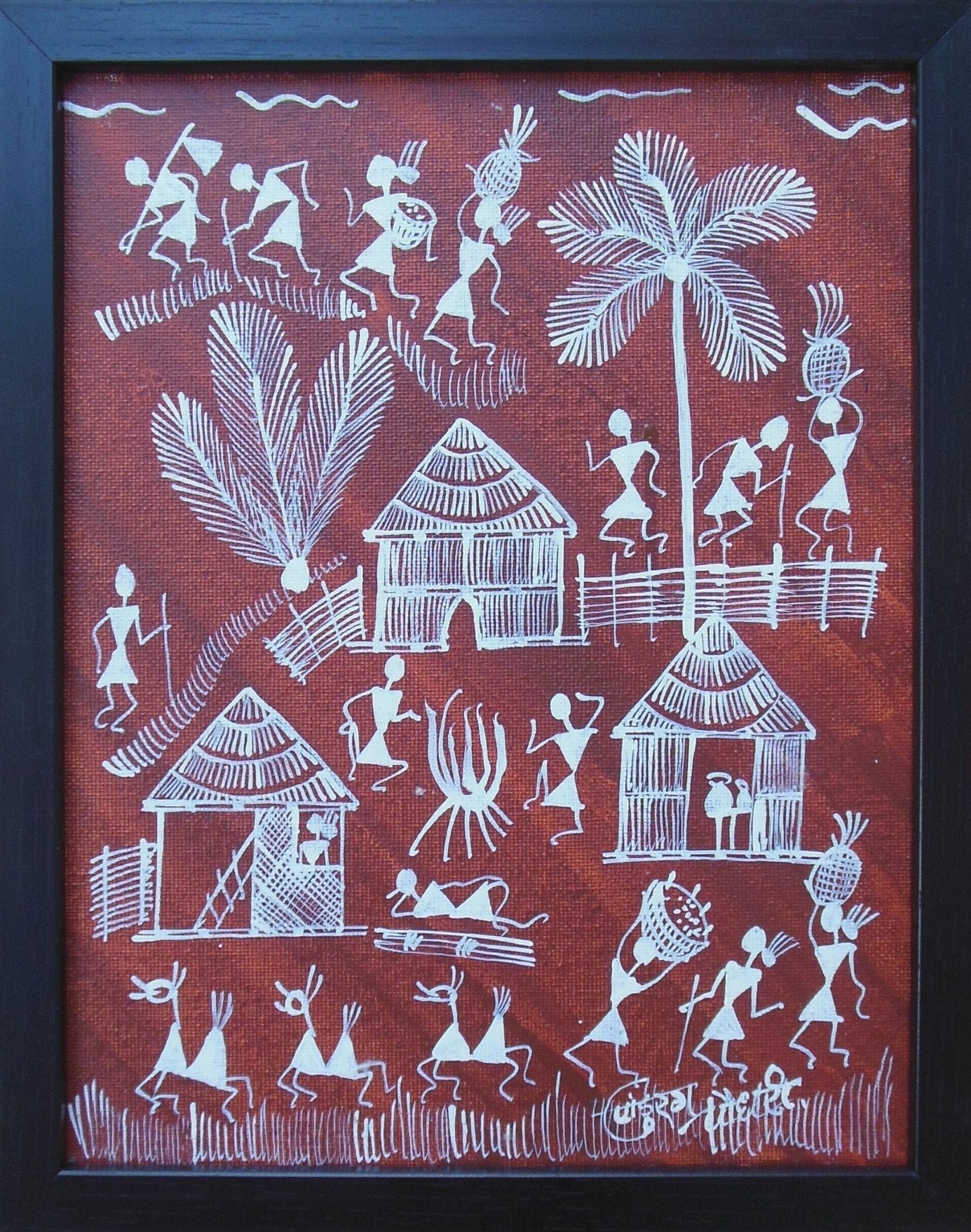 Tarpa Dance, Village Life, Dance, Warli Art, Warli Painting, Indian ...
