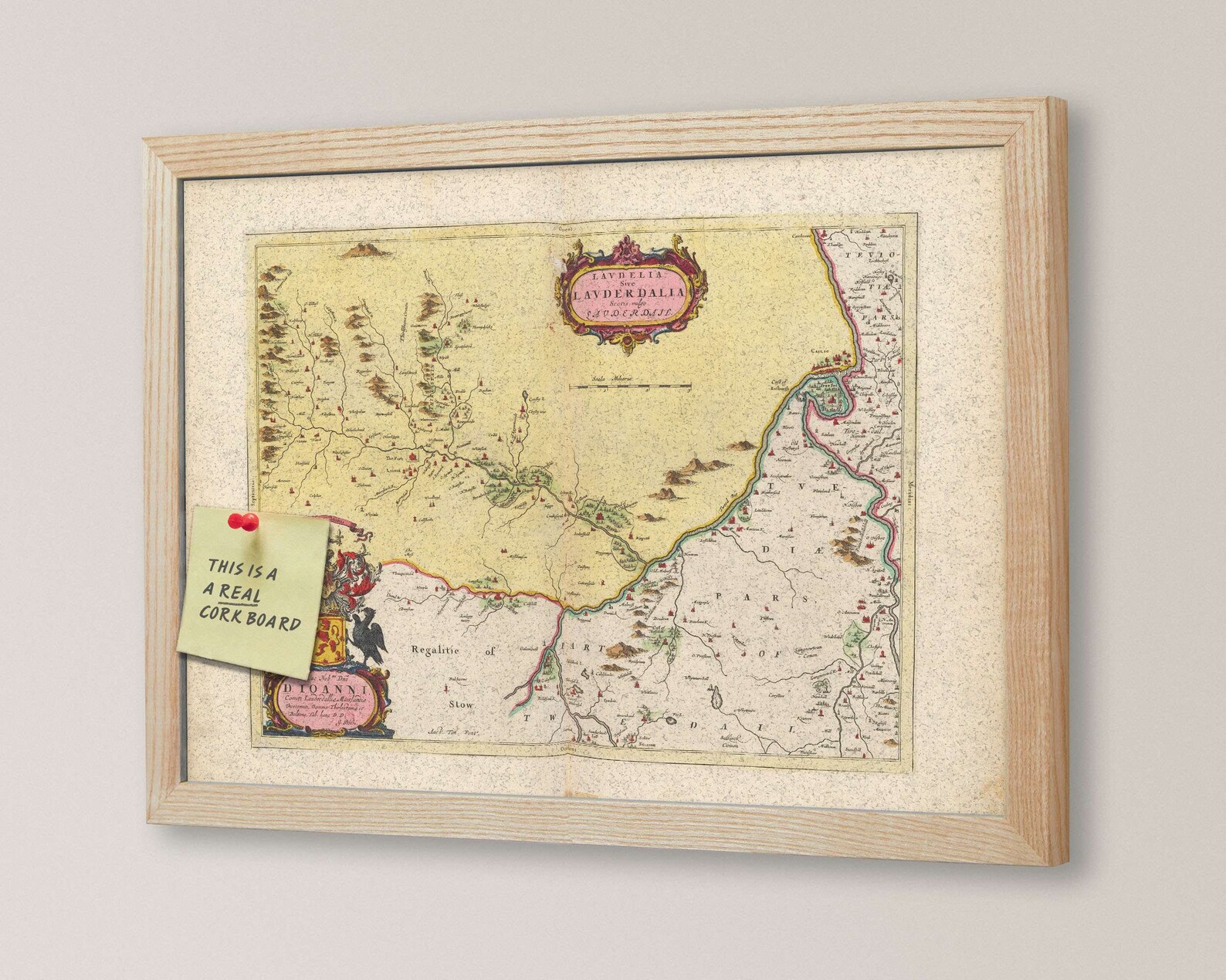 Scottish Borders Old Map Galashiels Earlston Redpath - Etsy