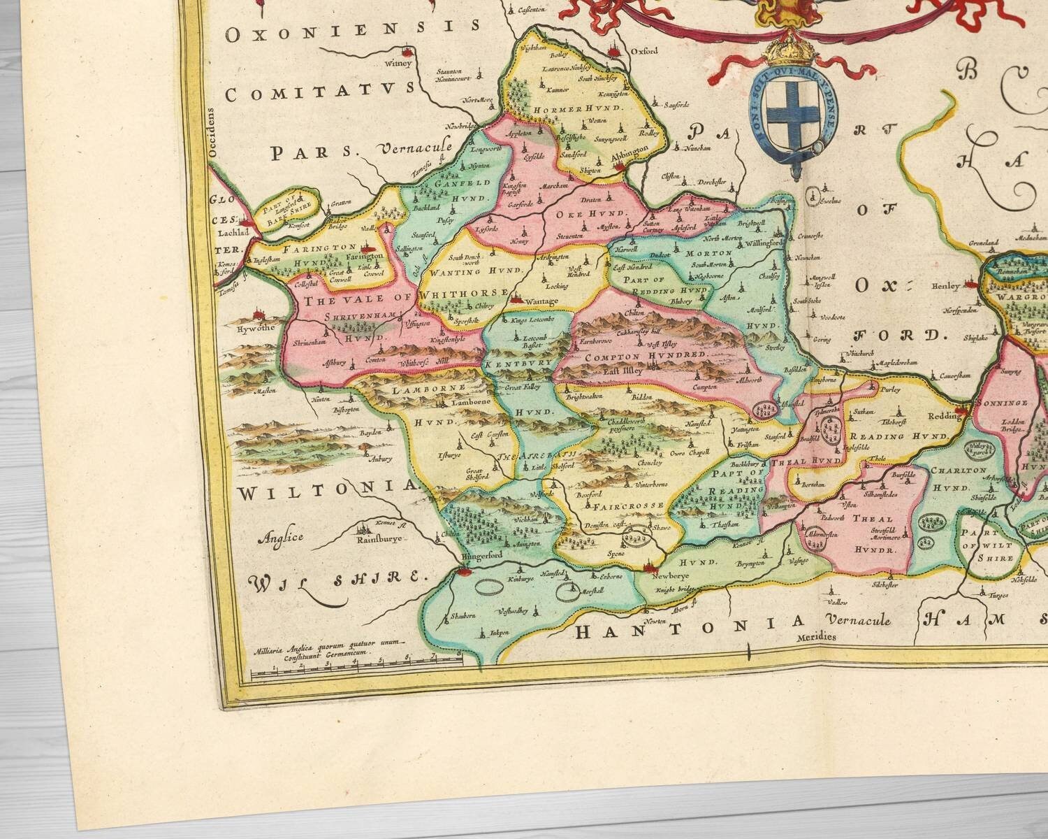 Berkshire Old Map Wallingford, Reading, Gallowstree Common, Stoke Row ...