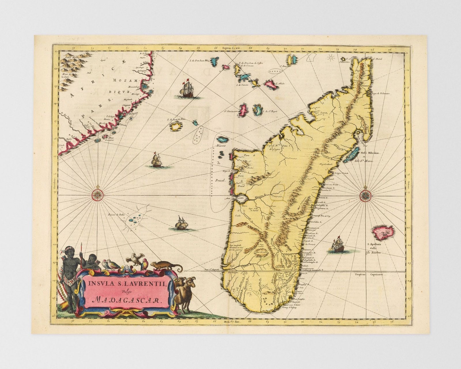 Map of Madagascar | Antananarivo, Maintirano, Morondava, Fianarantsoa ...
