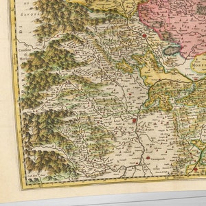 Old Map Piedmont | Ivrea, Chivasso, Torino, Biella, Vercelli, Piedmont ...