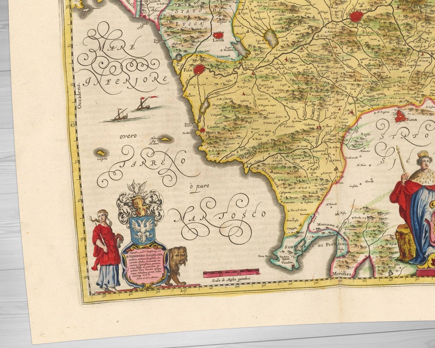 Tuscany Old Map Certaldo, Lastra A Signa, Empoli, Scandicci, Tuscany ...