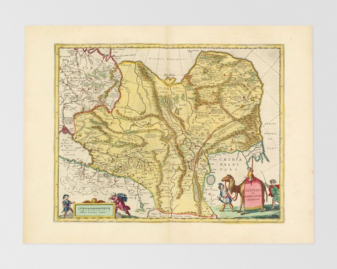 Old Map Asia and Europe Kolkata, Mumbai, Cairo, Moscow, Riyadh, Asia ...