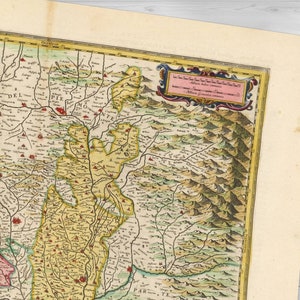 Old Map Piedmont | Asti, Torino, Alessandria, Vercelli, Casale ...