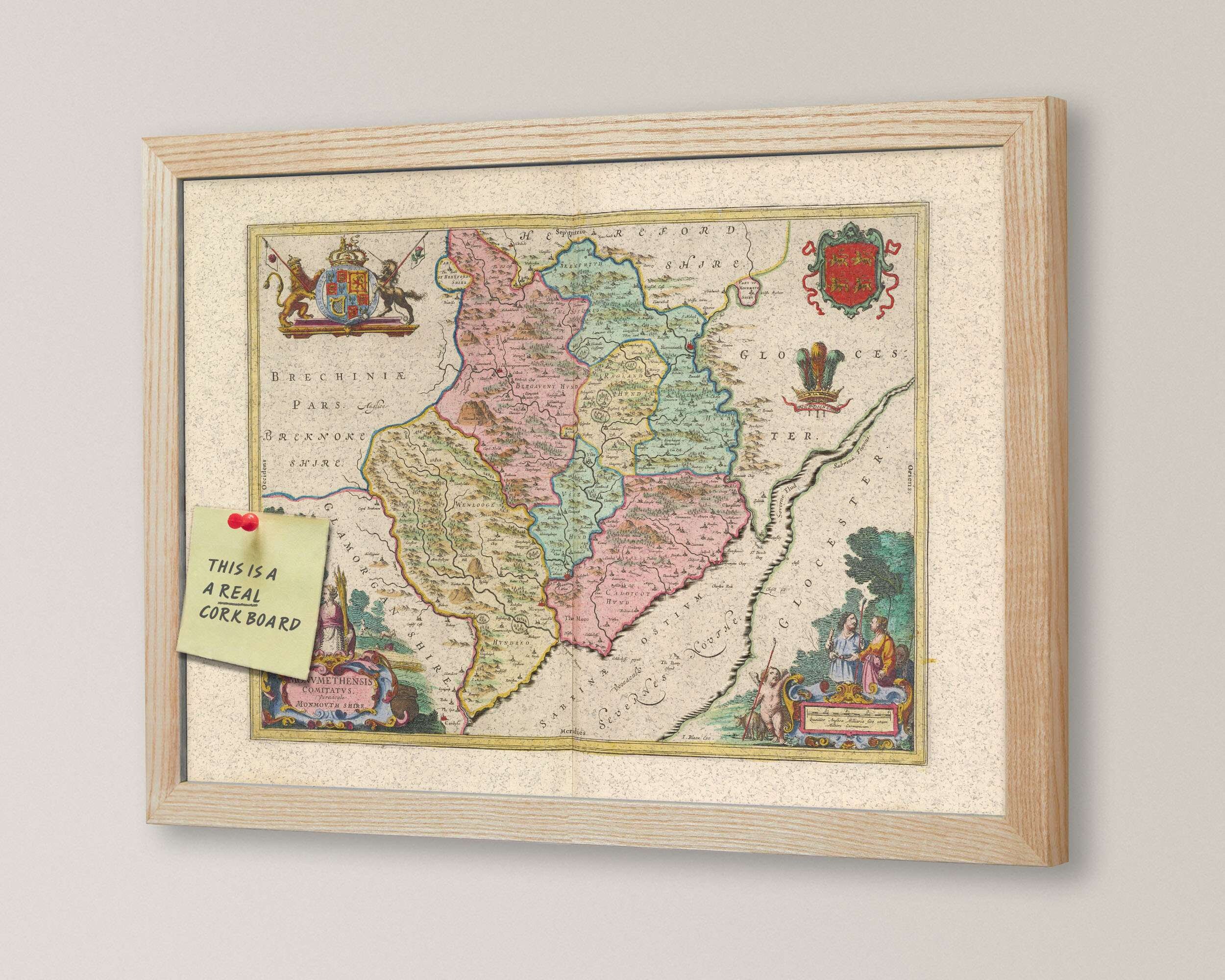 Gwent Old Map Pontypool Cwmbran Newport Usk Caldicot - Etsy