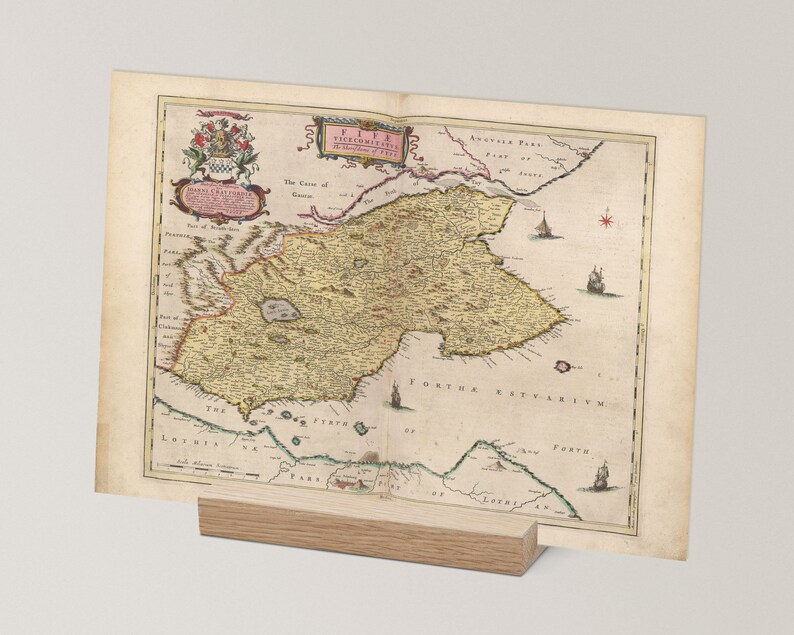 Fife Old Map Glenrothes Methil Markinch Cupar Leven - Etsy