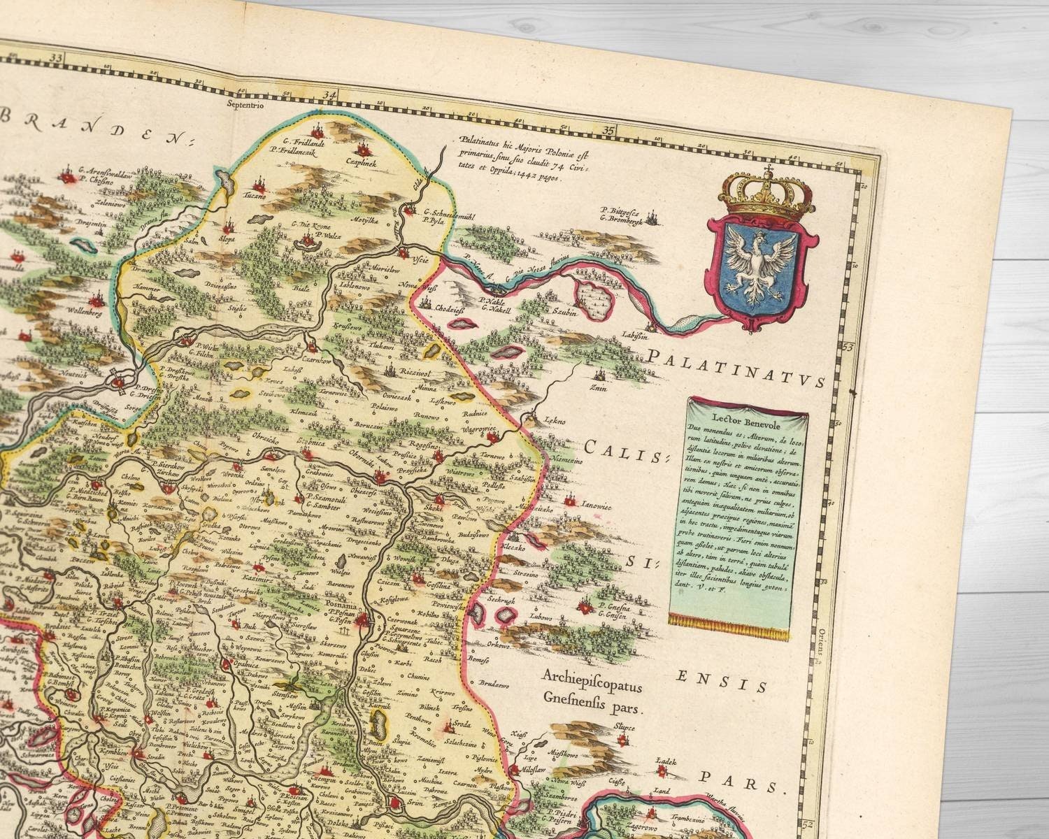 Greater Poland Old Map Wolsztyn, Nowy Tomyl, Zielona Gra, Pozna, Poland ...