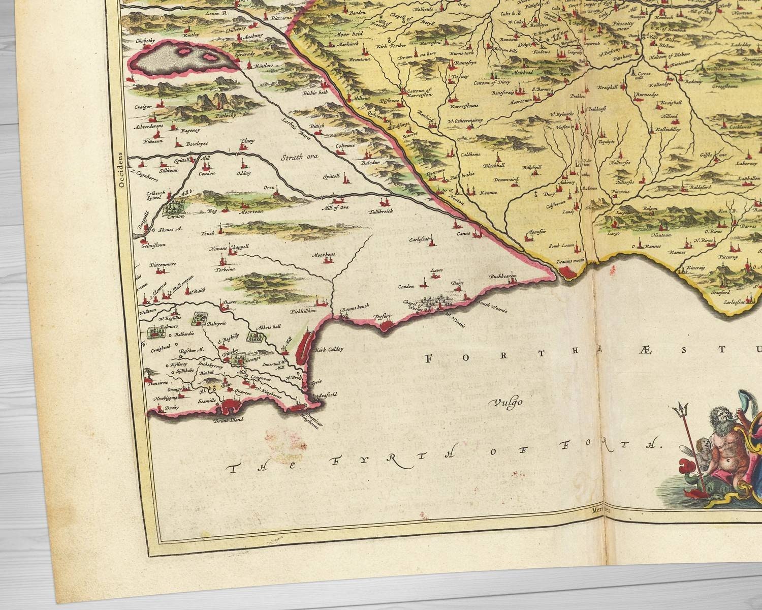 Old Map Fife | Methil, Leven, Glenrothes, Springfield, Kennoway, Fife ...