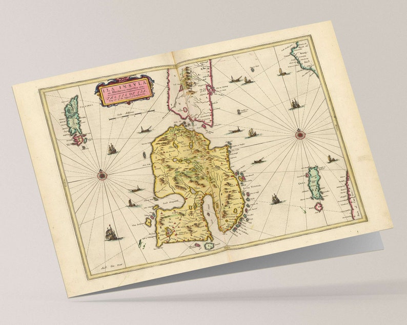 Islay Old Map Port Askaig Ballygrant Keills Bowmore - Etsy