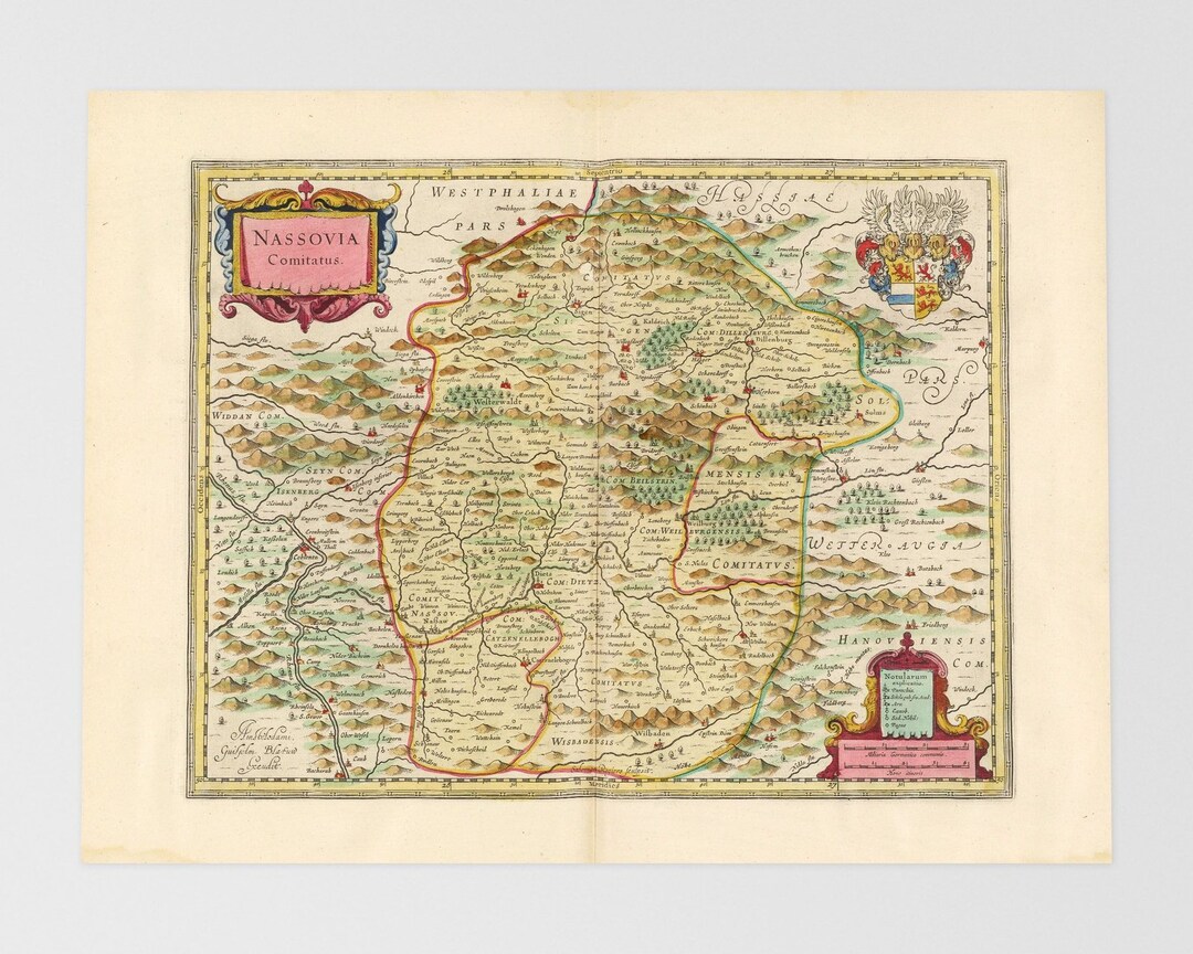 Map of Nassau County | Westerburg, Lhnberg, Siegen, Haiger, Montabaur ...