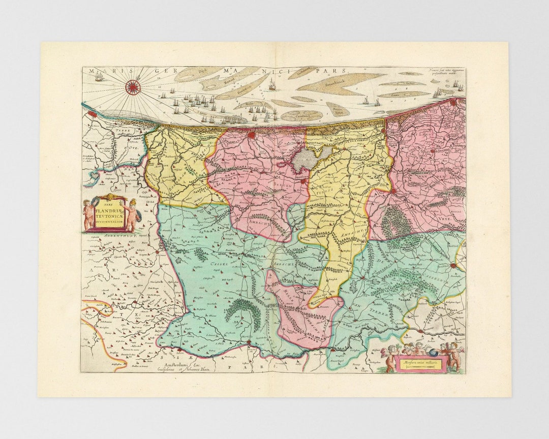 Old Map West Flanders | Poperinge, Watou, Proven, Roesbrugge Haringe ...