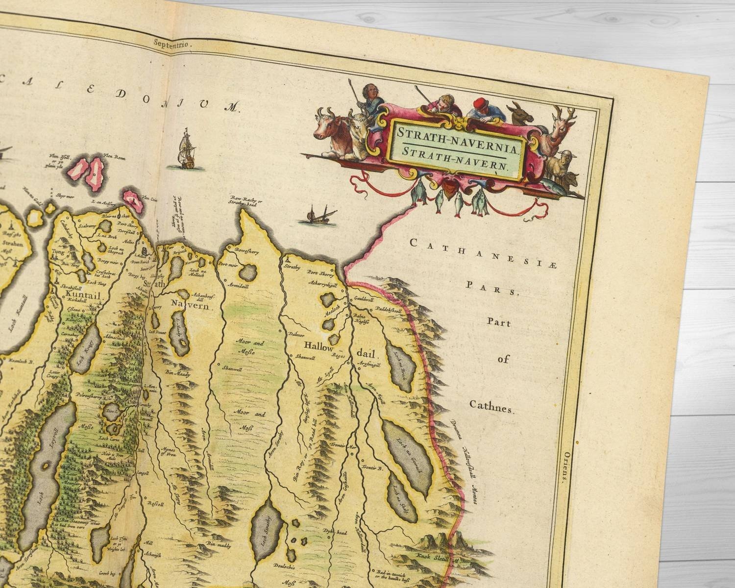 Sutherland Old Map Tongue, Bettyhill, Skerray, Coldbackie, Armadale ...
