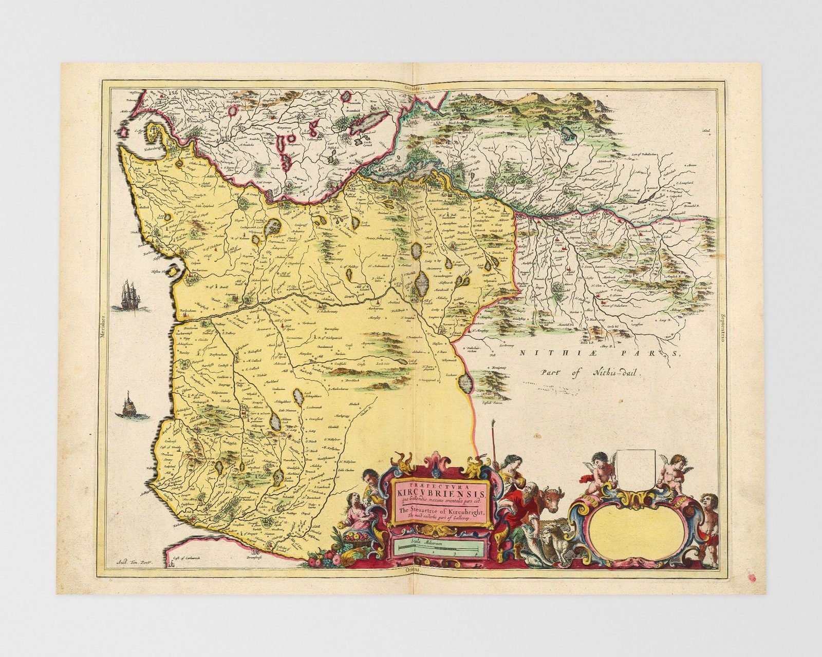 Old Map Dumfries and Galloway | Kirkpatrick Durham, Balmaclellan ...
