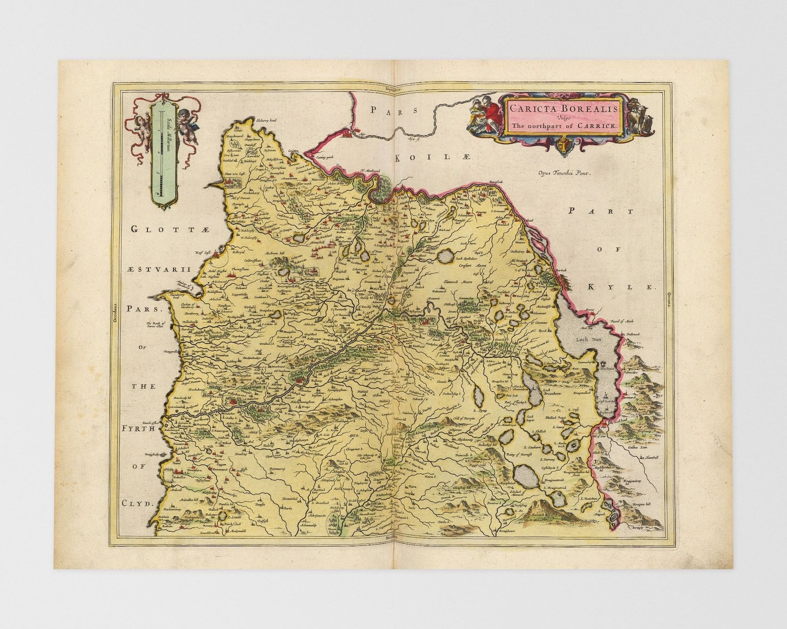Map of Ayrshire | Straiton, Ayr, Maybole, Dalmellington, Dailly, South ...