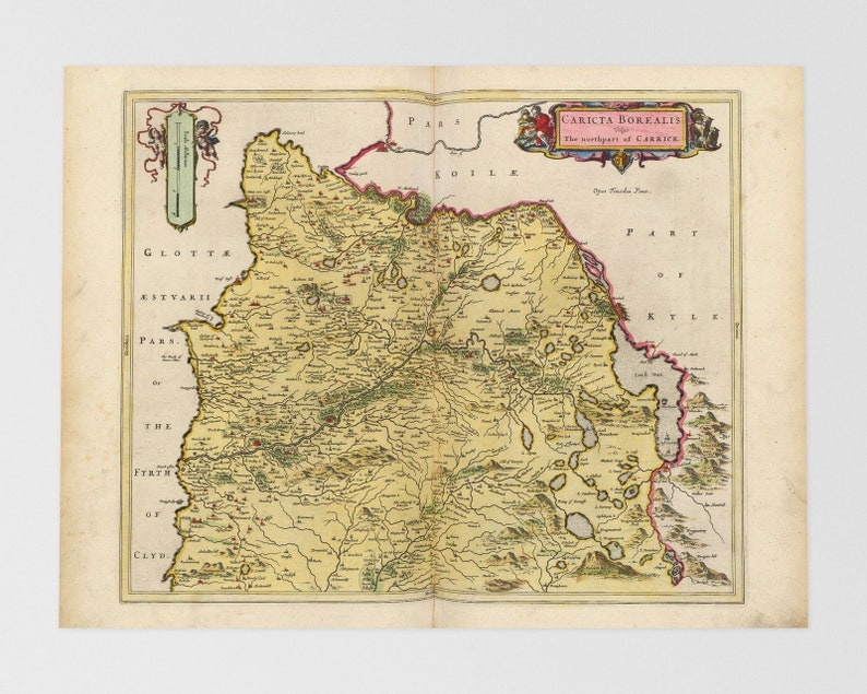 Map of Ayrshire | Straiton, Ayr, Maybole, Dalmellington, Dailly, South ...