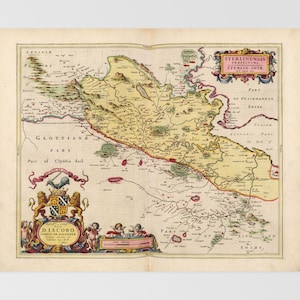 Map of Stirlingshire | Cumbernauld, Coatbridge, Airdrie, Stirling ...