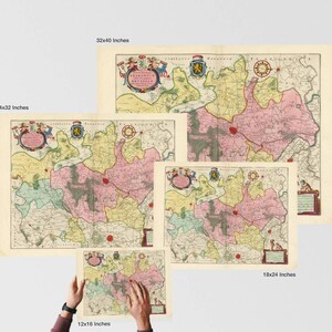 Old Map Brussels Bruxelles Brussel, Etterbeek, Anderlecht, Belgium ...