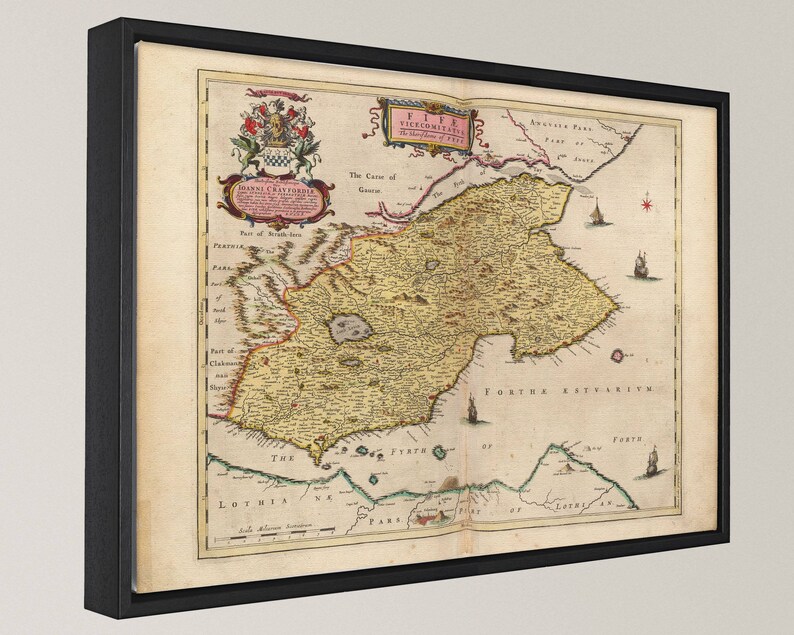 Fife Old Map Glenrothes Methil Markinch Cupar Leven - Etsy