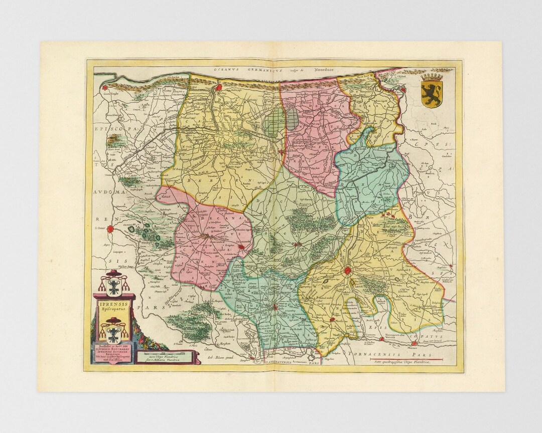 Old Map West Flanders | Poperinge, Watou, Proven, Roesbrugge Haringe ...
