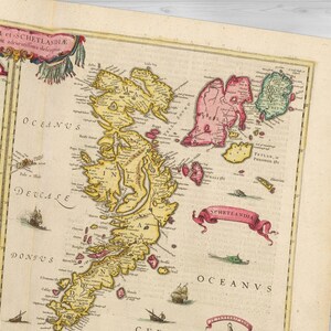 Old Map Scotland | Kirkwall, Wick, Lerwick, Scotland, United Kingdom ...