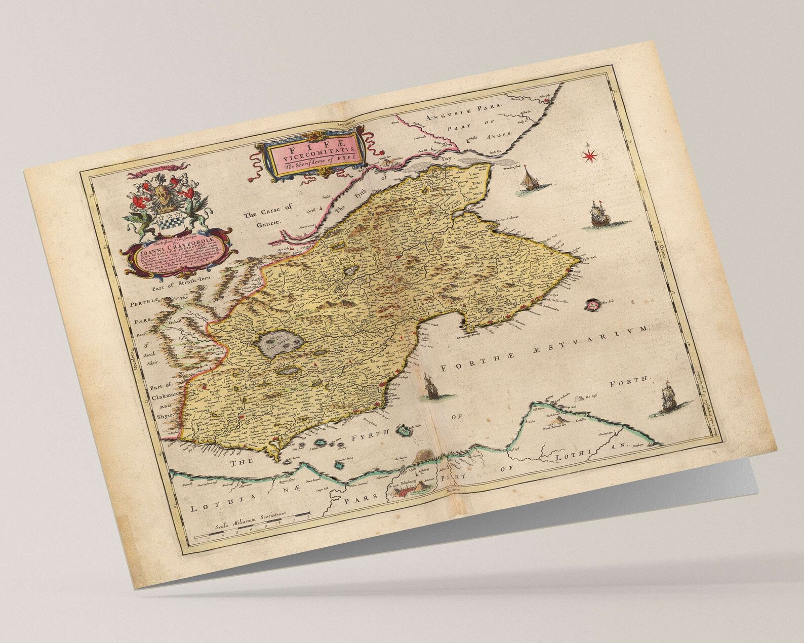 Fife Old Map Glenrothes Methil Markinch Cupar Leven - Etsy