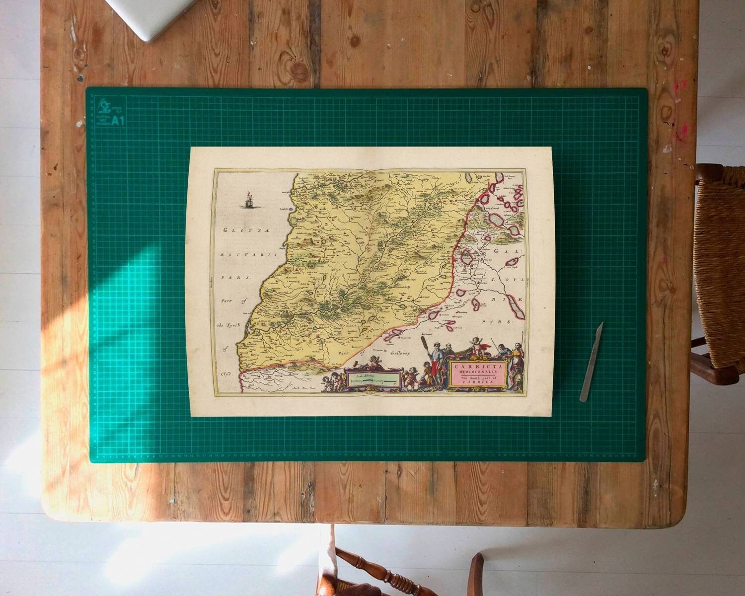 South Ayrshire Old Map Colmonell Girvan Barr Lendalfoot - Etsy UK