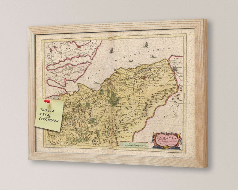 Moray Old Map Forres Nairn Dyke Kintessack Auldearn - Etsy